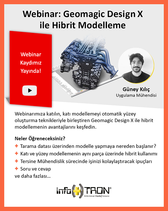 Geomagic Design X ile Hibrit Modelleme